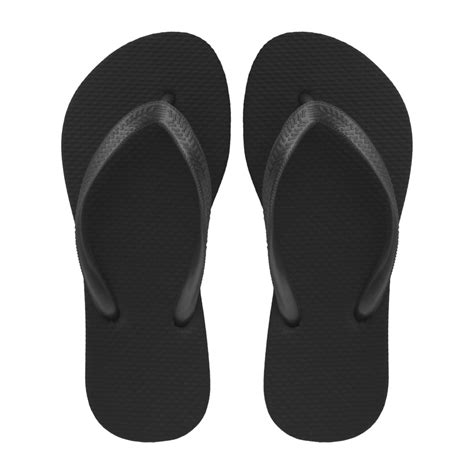 Black Flip Flops