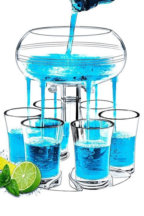 Six Shot Glass Dispenser And Holder