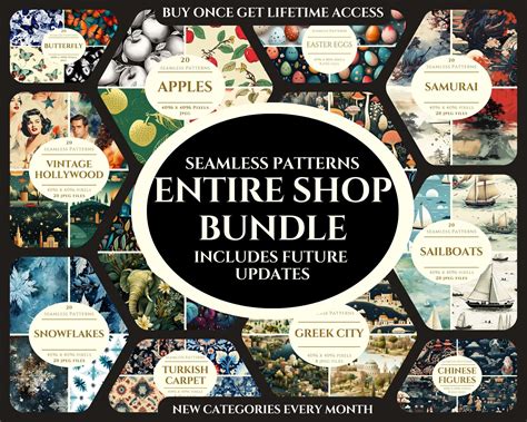 Kudu Pattern Digital Paper 20 Seamless Patterns For Crafts And Commercial Use Print Ready