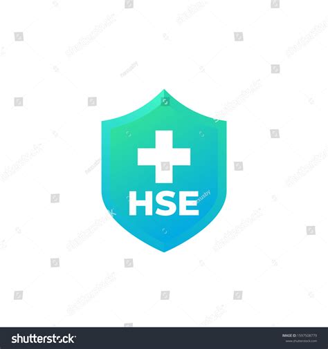 Hse Icon Shield Cross Stock Vector Royalty Free 1597508779 Shutterstock