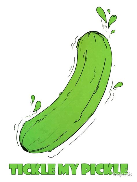 Tickle My Pickle Stickers By Thejessis Redbubble