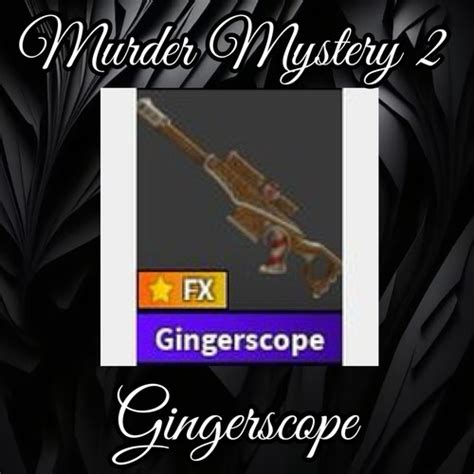 Murder Mystery 2 Mm2 Gingerscope Gingerscope In Game Item Very Rare