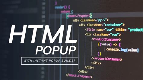 Create Custom Html Popups For Unique User Experiences Instant Popup