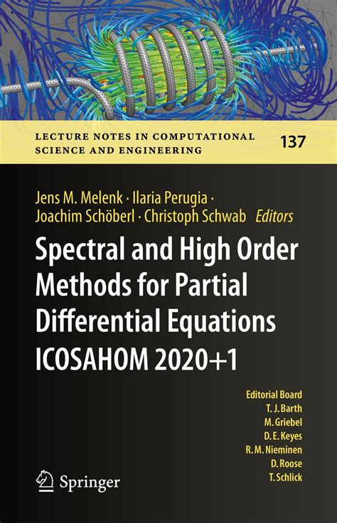 Buy Spectral And High Order Methods For Partial Differential Equations Icosahom 20201 Selected