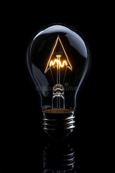 Glowing Light Bulb Up Arrow Filament Symbolizing Rising Energy Costs