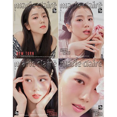 Marie Claire 韓國 2023 年一月 Blackpink Jisoo 封面k Popk Startk 蝦皮購物