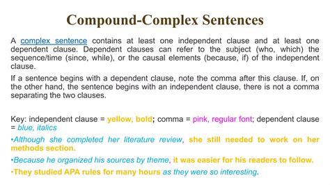 Definitions And Examples Of Basic Sentence Elements Pptx