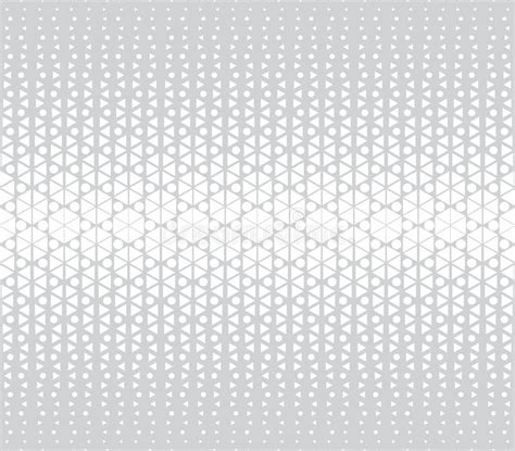 Abstract Geometric Hexagon Halftone Gradient Pattern Stock Vector