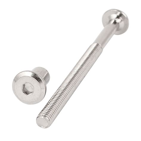 M6 X 80mm Hex Socket Head Nut Countersunk Screw Bolt Fasteners 10 Sets