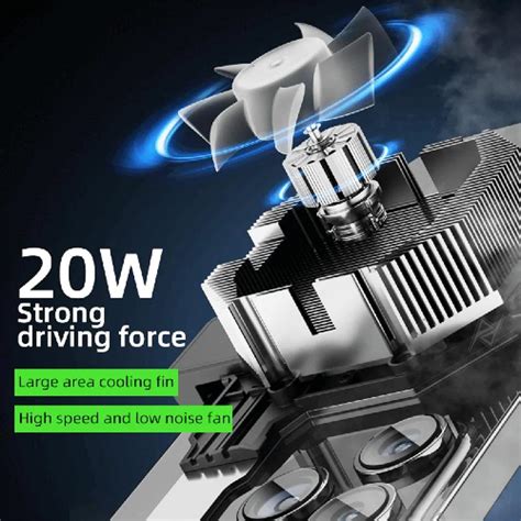 فن خنک کننده رادیاتوری مگنتی موبایل پیوا Piva Bx7 20w اورجینال