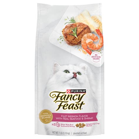 Save On Fancy Feast Filet Mignon With Seafood And Shrimp Gourmet Adult Dry Cat Food Order Online