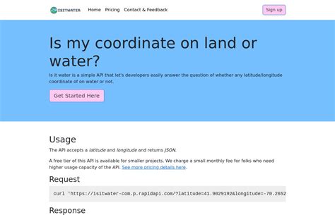 Onwater Api Apislist