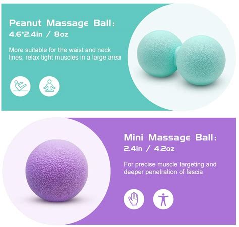 Peanut Massage Ball Myofascial Release Double Trig Vicedeal