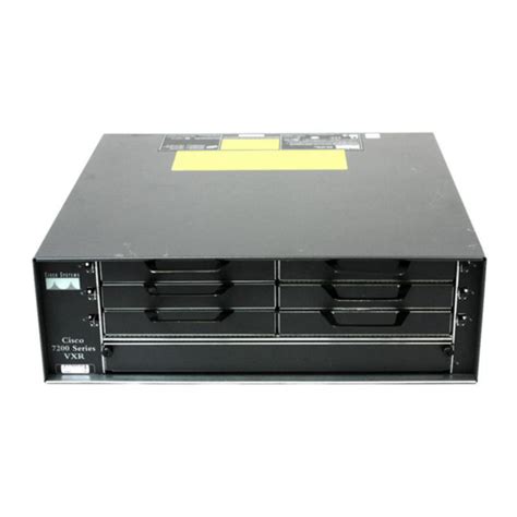 Cisco 7206 Vxr Router Configuration Manual Pdf Download Manualslib