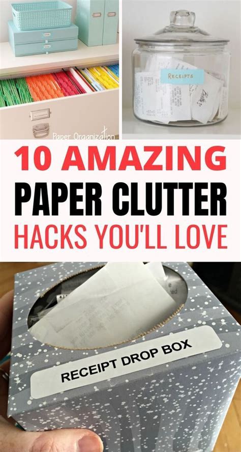 10 Best Paper Clutter Organization Hacks Artofit