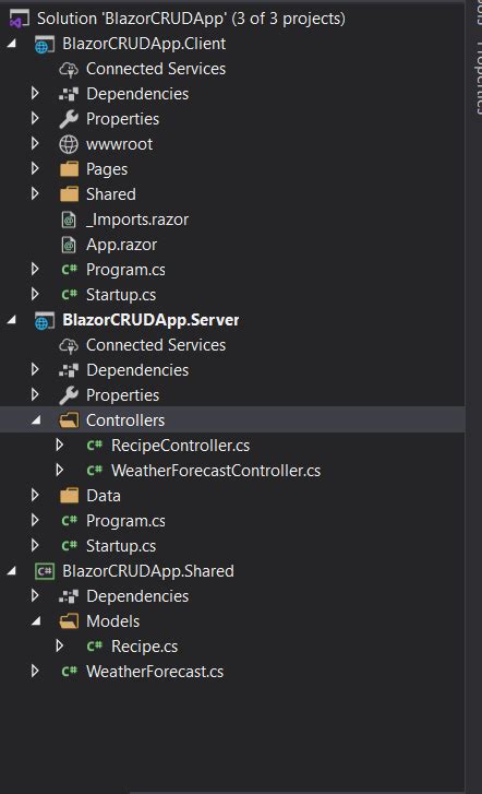 core 3 1 — crud using blazor and entity framework core with
