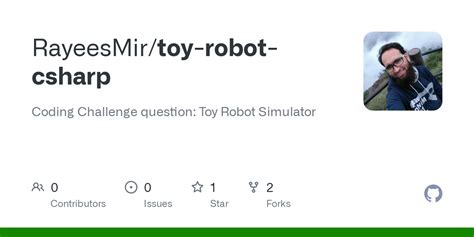 GitHub RayeesMir Toy Robot Csharp Coding Challenge Question Toy