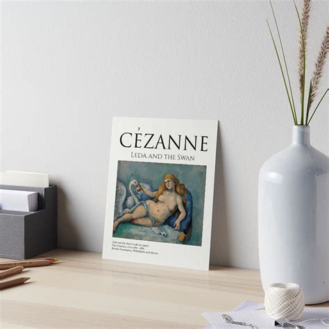 Paul Cézanne Leda And The Swan Leda Au Cygne Art Board Print For
