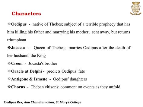 Englishoedipus Rex Sophocles Ppt