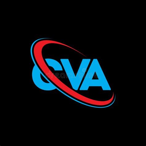 Cva Logo Cva Letter Cva Letter Logo Design Initials Cva Logo Linked With Circle And Uppercase