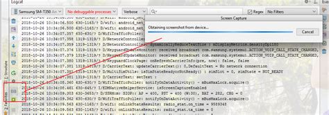 Android Studio Errror Tryin To Get An Screenshot Unexpected Error