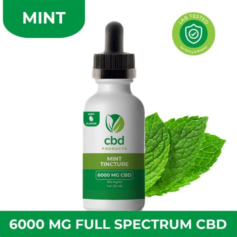 6000mg Full Spectrum Natural Tincture Top Canna Products