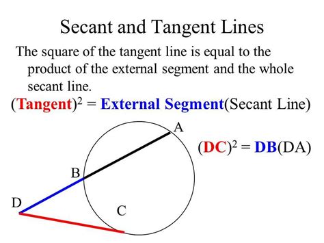 Mastering Secant Lines And Segments Additional Practice And Answer Key