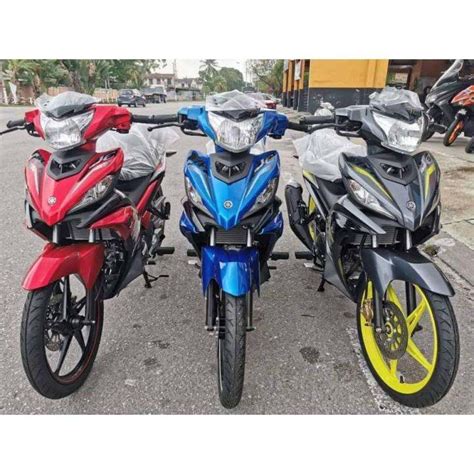 Cover Set Lc Lc135 V6 V7 Grey Comet Blazing Red Blue Storm Coverset Bodyset Siap Tampal Original