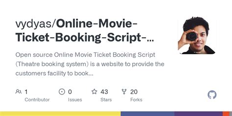 GitHub Vydyas Online Movie Ticket Booking Script Free Open Source