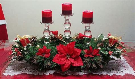 Pin by Gloria Herrera on Arreglos navideños Christmas centerpieces diy Christmas crafts