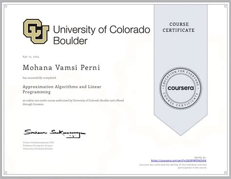 Mohana Vamsi Perni On Linkedin Algorithms Cse408 Coursera