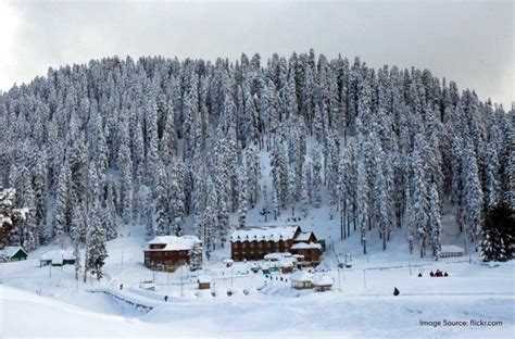 Experience Snowfall In Kashmir Admire The White Draping Of The Hills