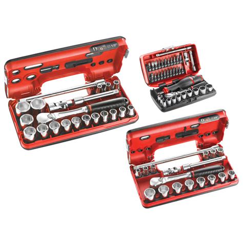 Facom Srjl 15im 1 4 3 8 And 1 2 Drive Metric Hexagon Socket Set Kit 5