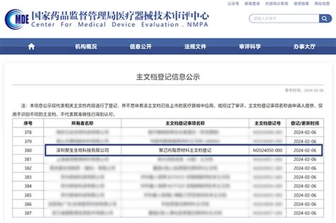 深圳聚生聚己内酯原料通过药监局主文档登记 新闻 深圳聚生生物科技有限公司