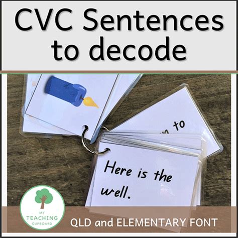 Cvc Sentences To Develop Decoding Fluency — My Teaching Cupboard