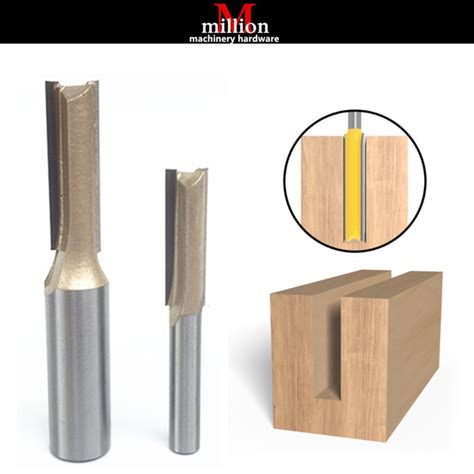 Straight 1 4 6 35mm Shank Milling Cutter Wood Carving Blade Straight Knife Router Bit Trimmer