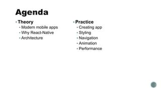 React Native Introduction PPTX Web Development Internet