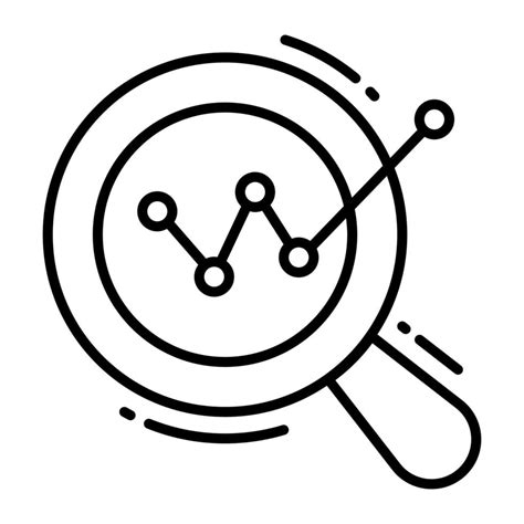Growing Chart With Magnifier Concept Of Data Data Analytics 23014226