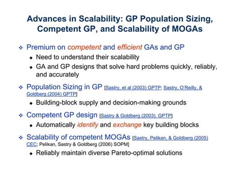 Genetic Algorithms And Genetic Programming For Multiscale Modeling Ppt