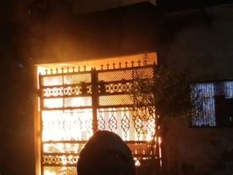 Goods Worth Lakhs Burnt To Ashes Fire Brigade Managed To Control It