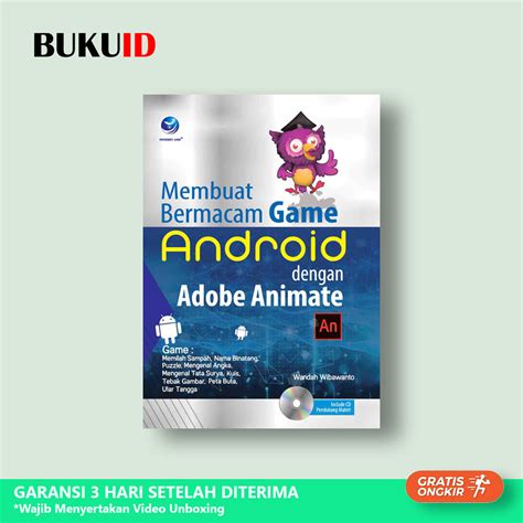 Jual Buku Membuat Bermacam Game Android Dengan Adobe Animate Cd Original Shopee Indonesia