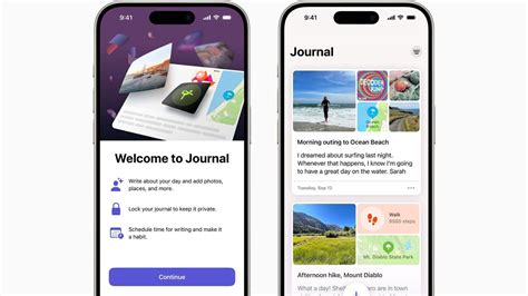 Apple déploie l application Journal avec la mise à jour iOS 17 2 Tout