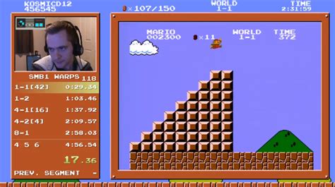 Super Mario Bros World Record Speedrun Upotskills