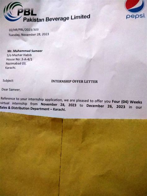 Internshipexperience Pblintern Careerdevelopment Mohammad Sameer