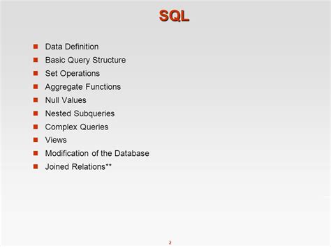 Sql Ppt Download