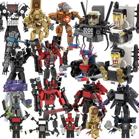 Wholesale Skibidi Toilet Legos Mini Figure Cameraman Titan Speaker Man