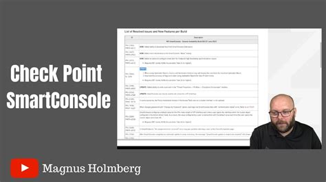 check point smartconsole releases youtube