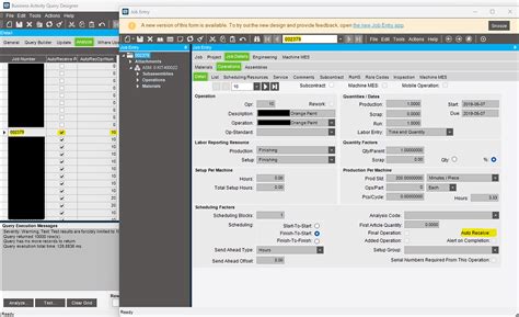 Job Auto Receive Checkbox Baq Epicor Erp 10 Epicor User Help Forum