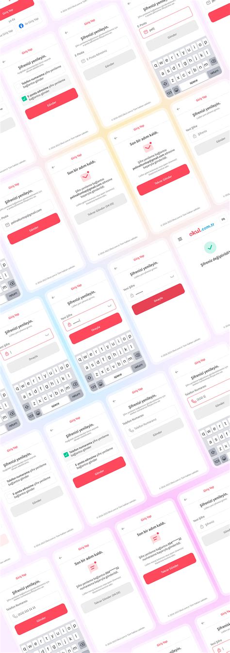 Forgot Password Page Mobile Ui Ux Design Behance