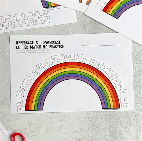Uppercase And Lowercase Letters Practice Worksheet Literacy Learn